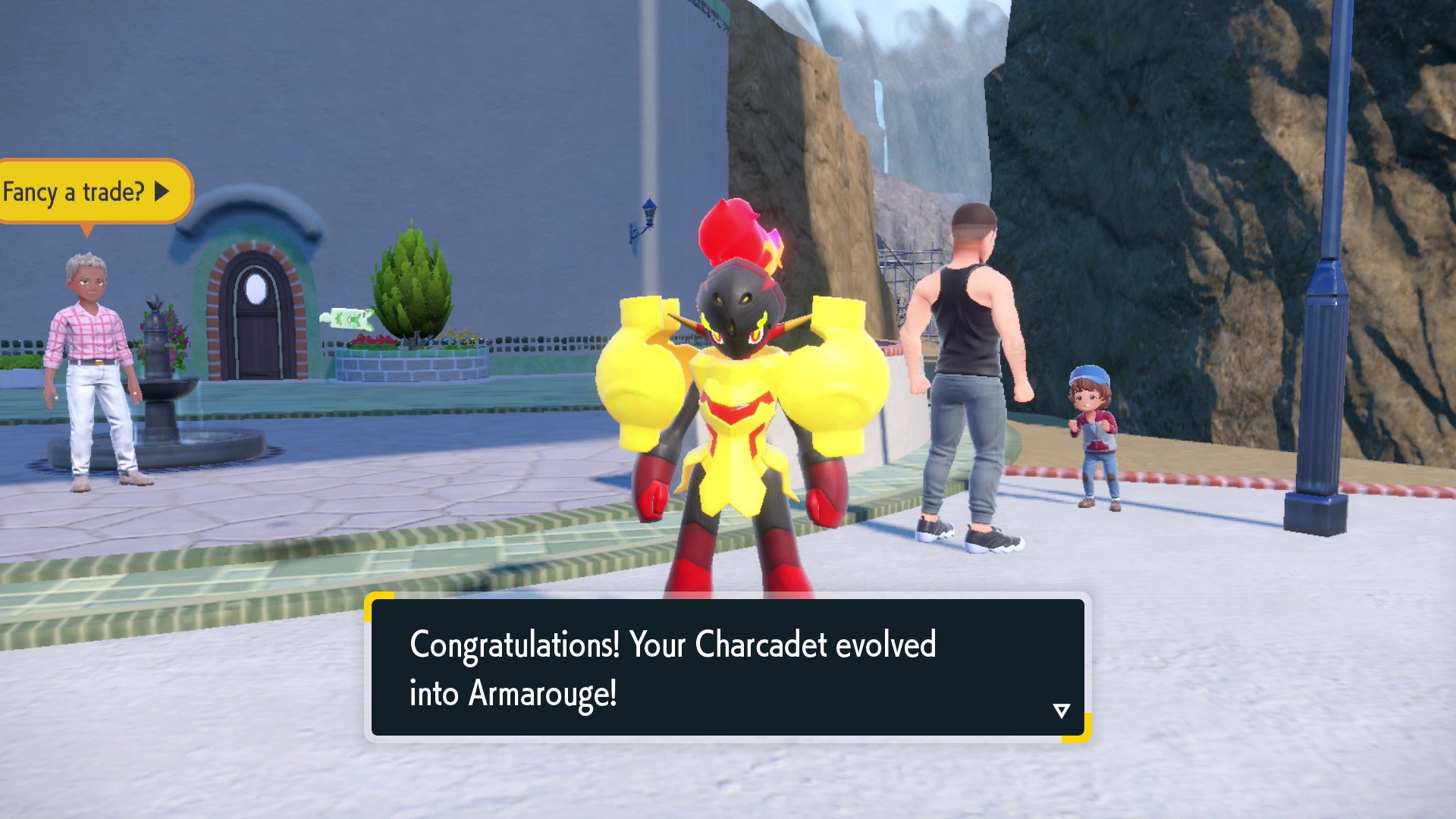 How to evolve Charcadet into Armarouge in Pokémon Scarlet, including Auspicious Armor location ...